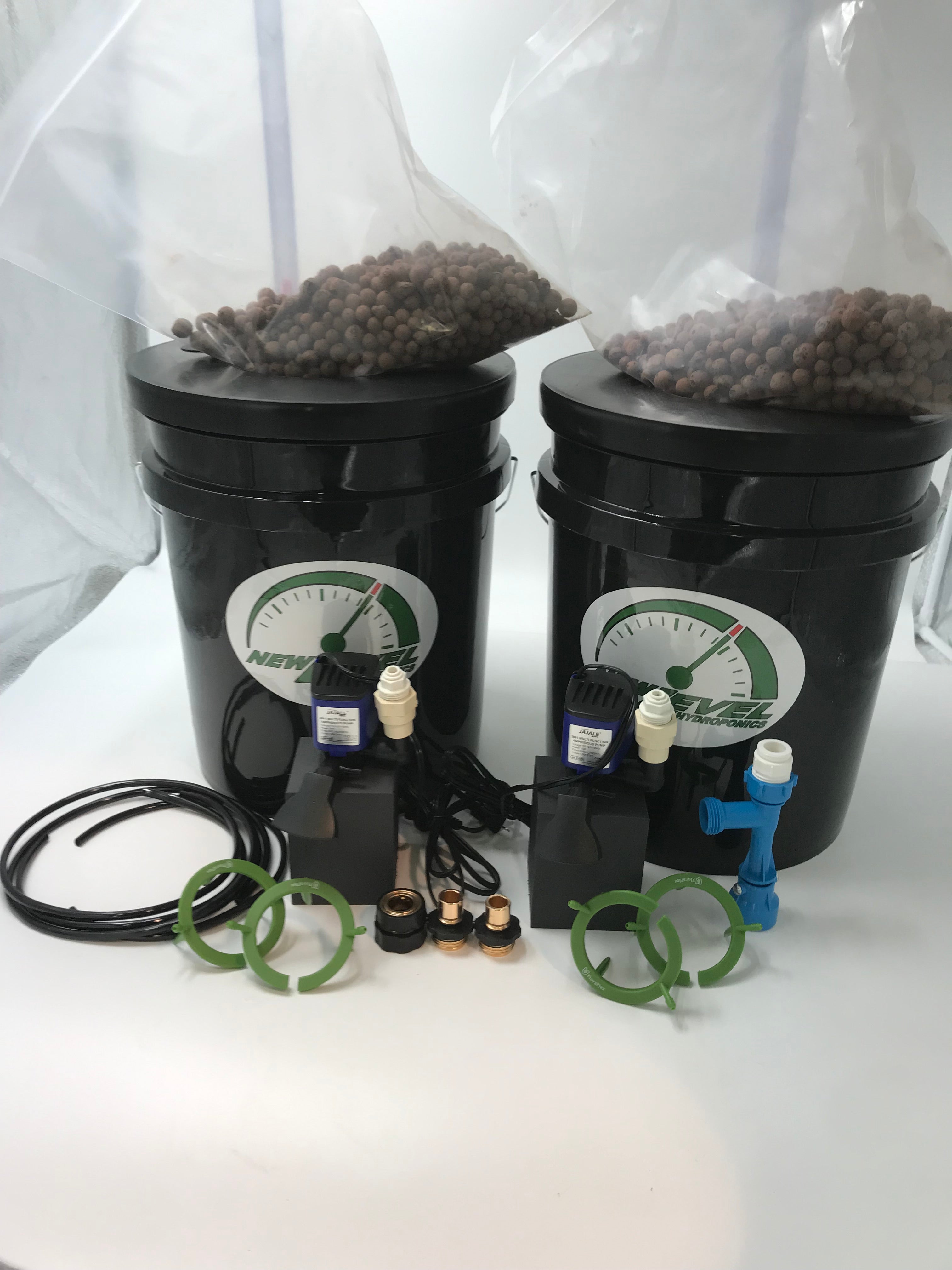 2 BUCKET DWC VENTURI DRIP SYSTEM - 5 gallon (with pump guard) – New ...